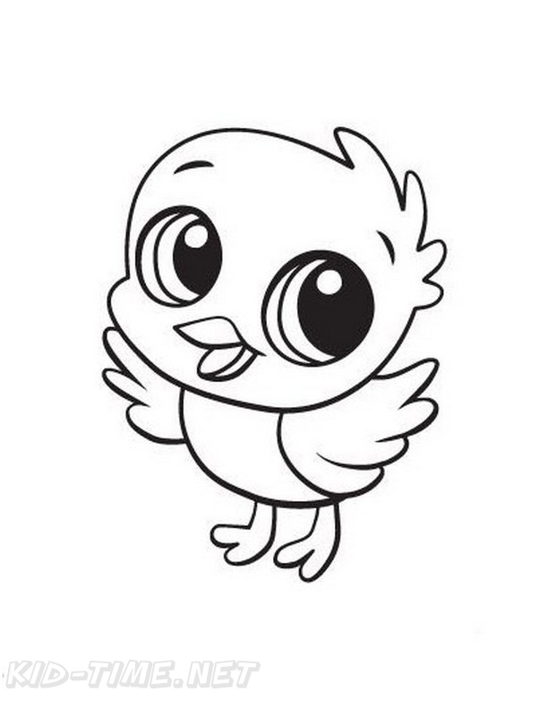 Printable Cute Baby Animal Coloring Pages