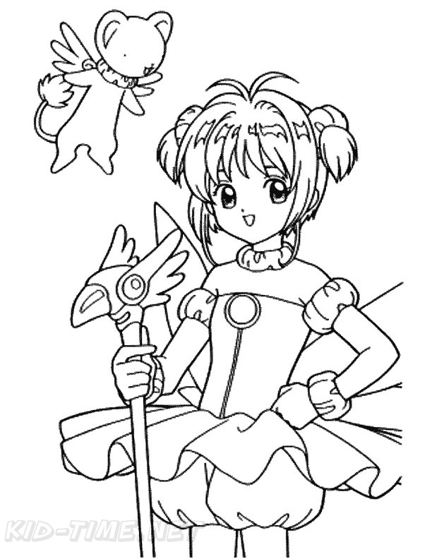 sakura coloring pages