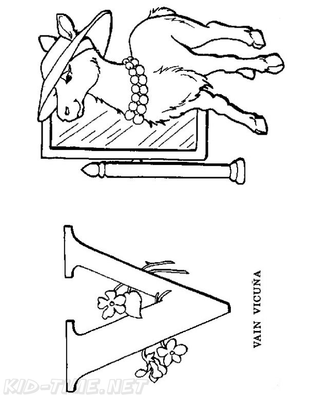 vicuna coloring pages