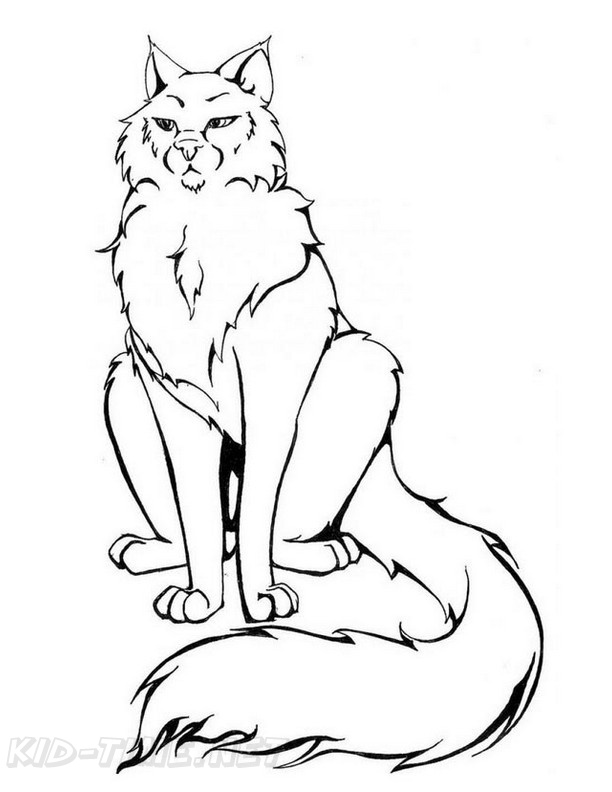 warrior cats coloring pages for kids