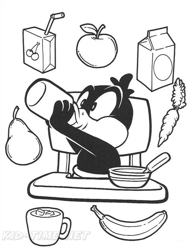 looney tunes coloring pages baby elephant