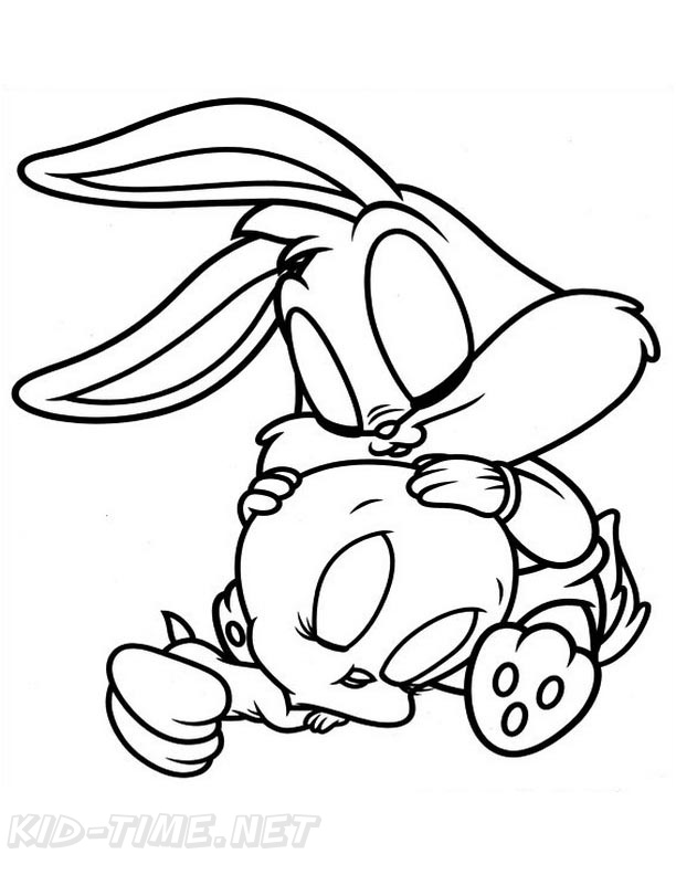 bugs and lola coloring pages