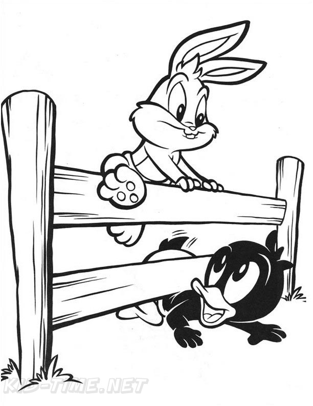 coloring pages for baby looney tunes
