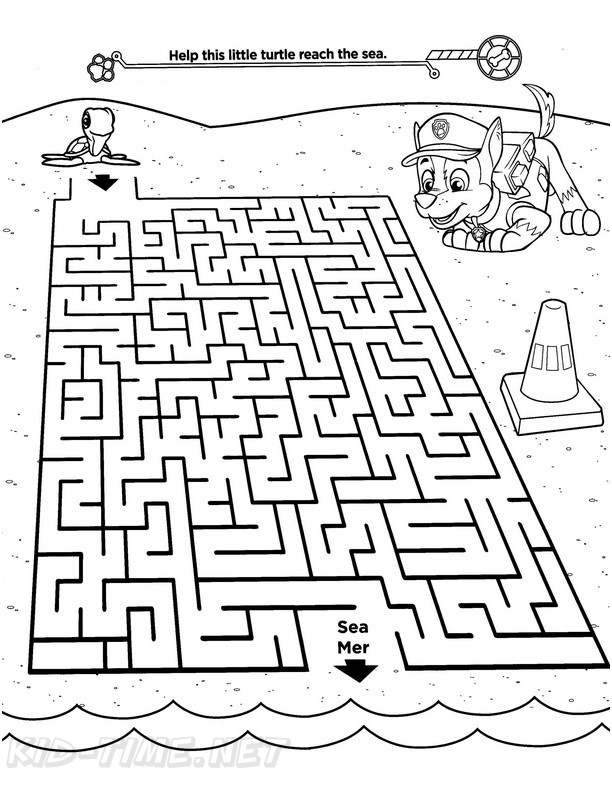 sea patrol paw patrol coloring pages