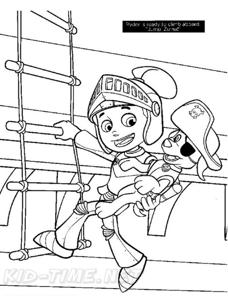 marshall on paw patrol coloring pages