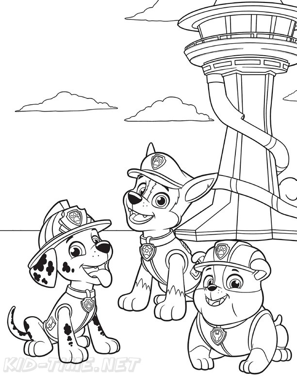 printable coloring pages of paw patrol