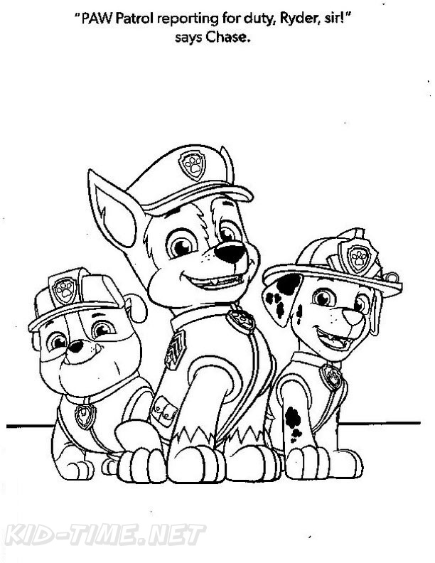paw patrol rubble coloring book