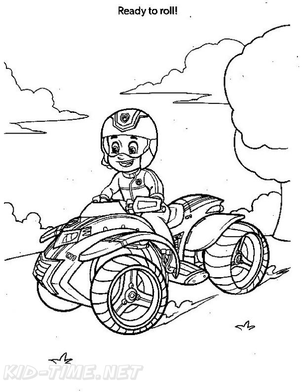 ryder coloring pages