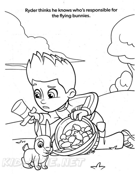 ryder paw patrol coloring pages