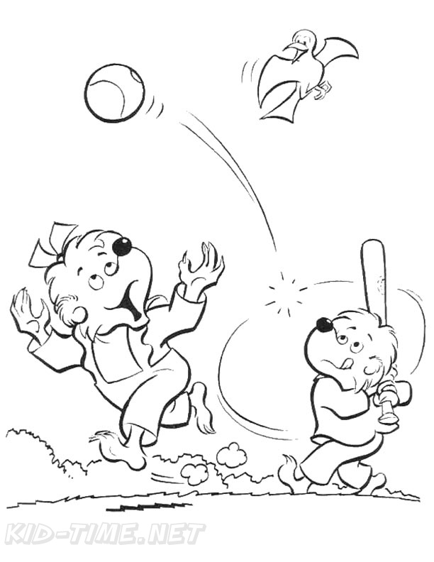 Berenstain Bears Coloring Pages For Kids