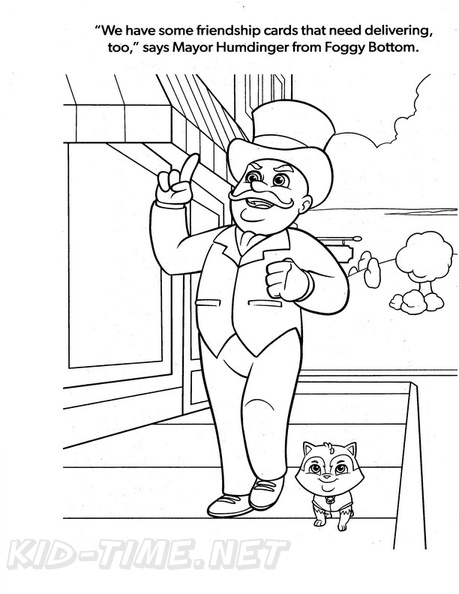 Mayor Humdinger Coloring Pages Coloring Pages