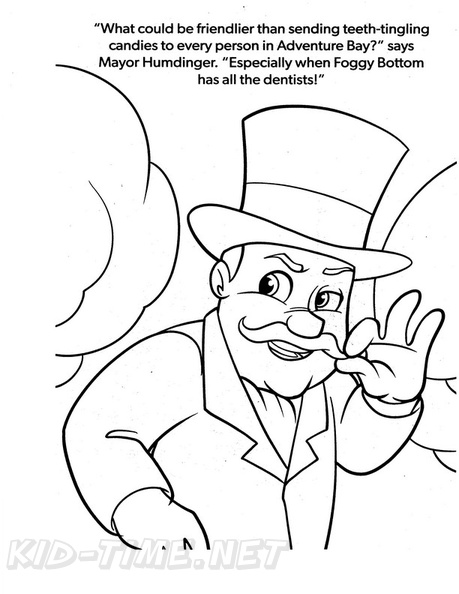 Mayor Humdinger Coloring Pages Coloring Pages