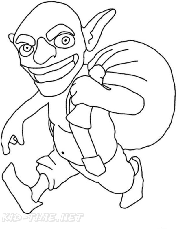 Clash Of Clans Troops Coloring Pages